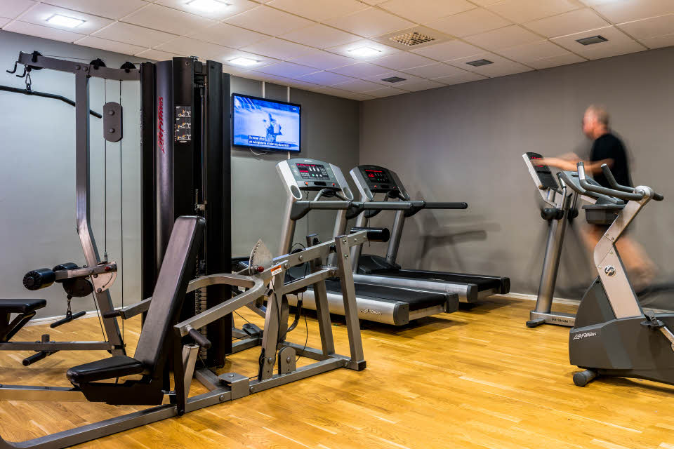Gym & health facilities at Scandic Swania in Trollhattan